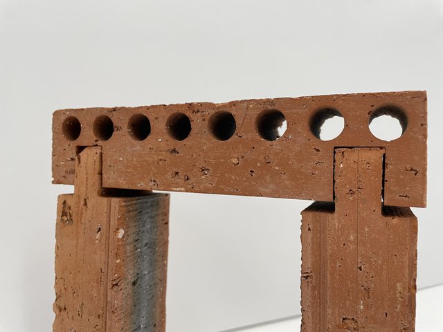 Waterjet-cut fired brick - TAL-L Materials